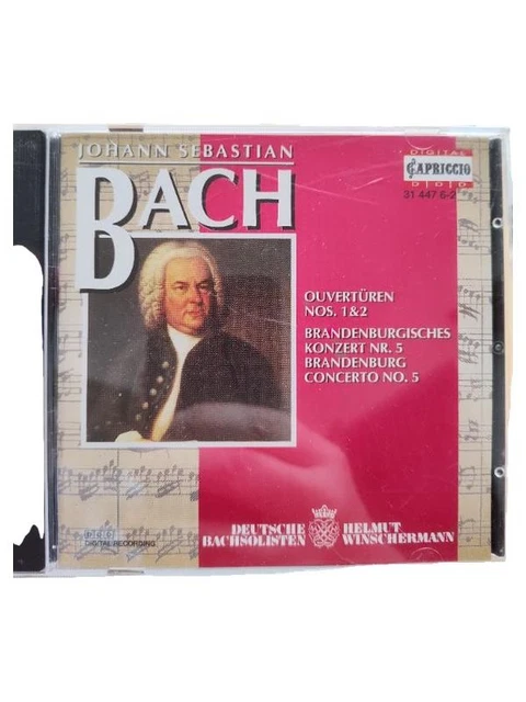 CAPRICCIO BACH OUVERTÜREN 1&2 Brandenburgisches Konzert Nr. 5 EUR 6,95 ...