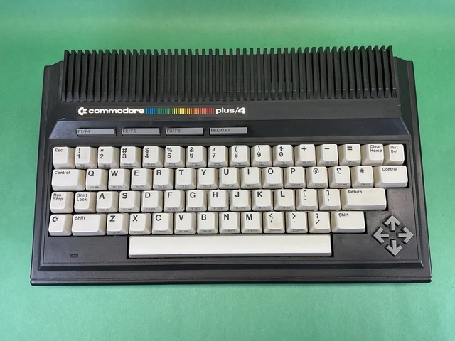 VTG COMMODORE COMPUTER Model No. Plus/4 Retro 8-Bit Home PC Brown ...