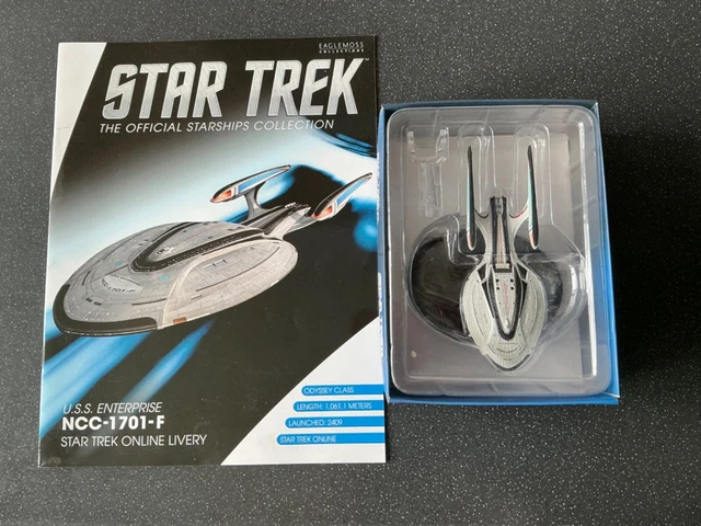 STAR TREK EAGLEMOSS USS Enterprise NCC-1701-F Starfleet Online Livery ...