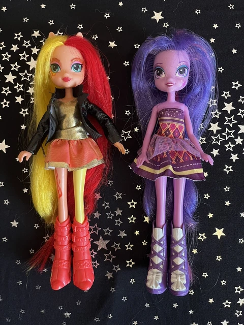 MY LITTLE PONY Equestria Girls Sunset Shimmer and Twilight Sparkle Dolls £20.00 - PicClick UK