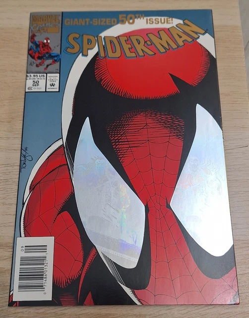 SPIDER MAN N.50 -GIANT SIZED 50th ISSUE - HOLO COVER- Originale USA EUR ...
