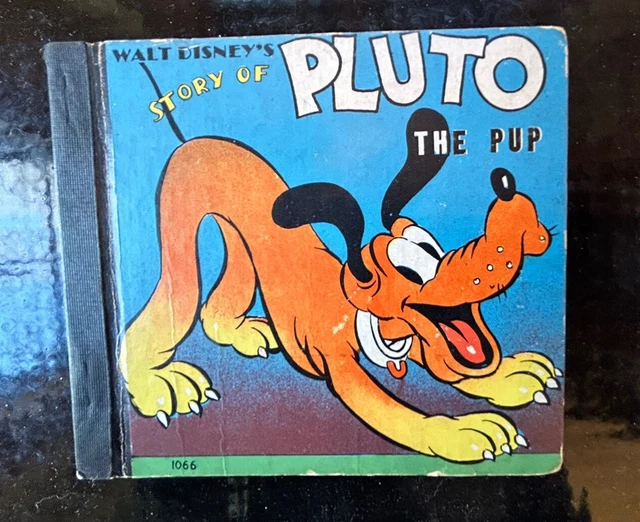 RARE WALT DISNEY'S Story Of Pluto The Pup 1938 Whitman Publishing BEL ÉTAT EUR 43,60 - PicClick FR