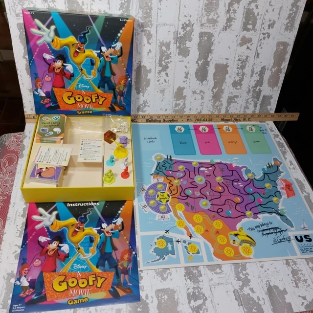 DISNEY.A GOOFY MOVIE Board Game 2022 Funko Complete £19.90 - PicClick UK
