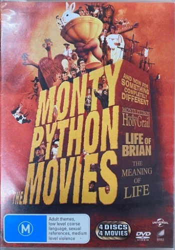 DVD MONTY PYTHON 4 Movies HOLY GRAIL Meaning Life COMPLETELYDIFFERENT ...