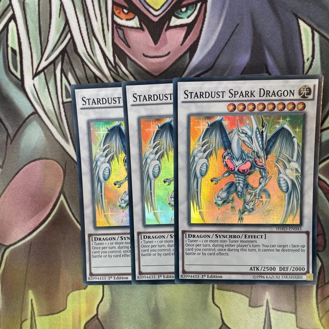 HSRD-EN043 X3 STARDUST Spark Dragon Super Rare Excellent Condition ...