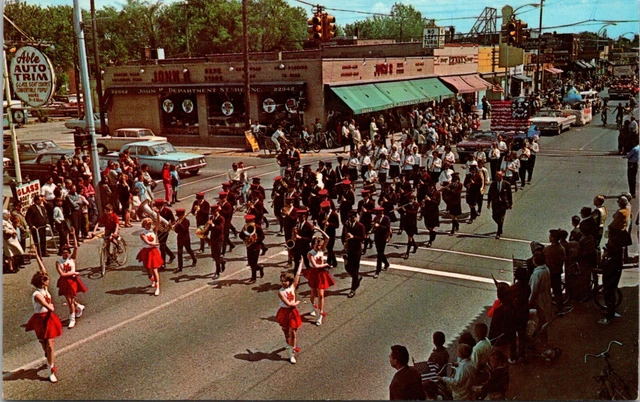 VINTAGE CHROME Hazel Park Jr High School Marching Band Memorial Day ...