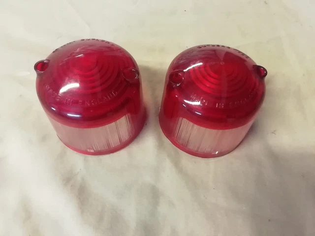 LAND ROVER SERIES 1 Rear Lamp Lens Nos Genuine Butler 1594 £15.27 ...