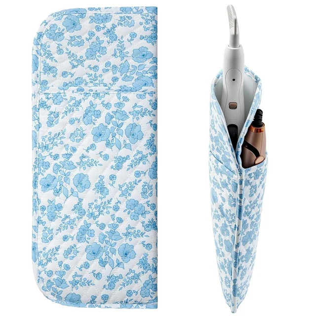 HEAT RESISTANT HAIR Tools Organizer Bag for Curling Irons Hair ...