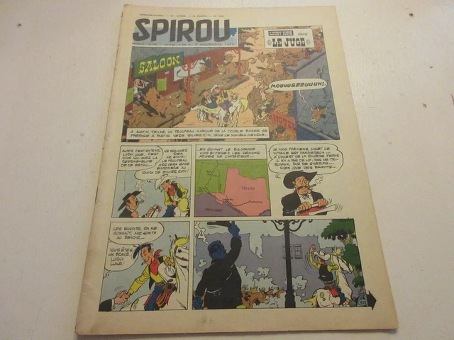 SPIROU 1021 07.11.1957 La BICYCLETTE VELO DEMI-FOND RETRAITE Arthur PASQUIER EUR 9,20 - PicClick FR
