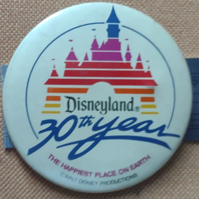 VINTAGE PIN BADGE Disneyland 30th Year Walt Disney £5.25 - PicClick UK
