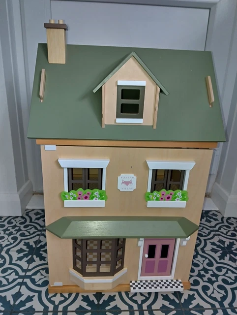 TENDER LEAF TOYS Foxtail Villas Wooden Dolls House £61.02 - PicClick UK