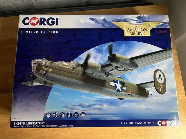 CORGI AA34017 - B-24 D Liberator "Ruthless" Limited Edition £141.08 ...