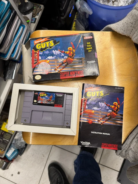 NICKELODEON GUTS SNES US Super Nintendo Complete en bon etat EUR 149,00 ...