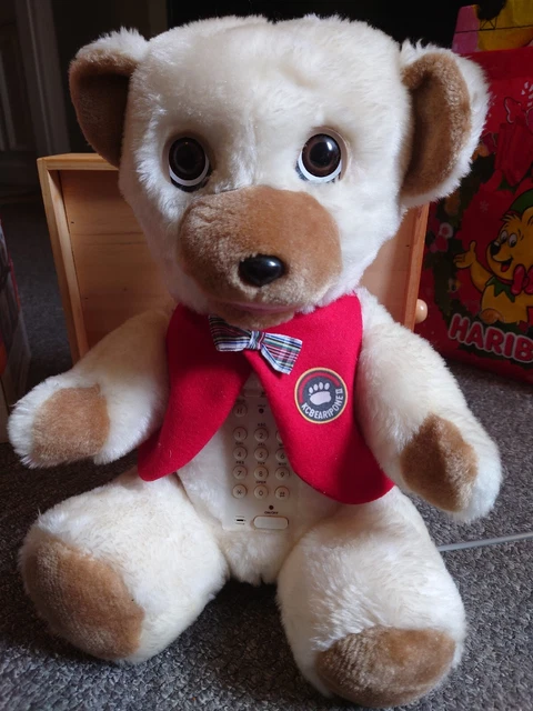 VINTAGE 1986 TELECONCEPTS Plush Animated Talking Working Teddy Bear ...
