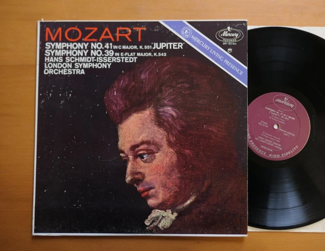 SR-90184 MOZART SYMPHONY 39 41 Schmidt-Isserstedt NM Mercury Stereo Vinyl USA £25.00 - PicClick UK