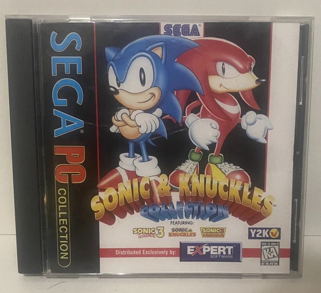 SONIC & KNUCKLES Collection Windows PC CD-ROM Sega w/ Jewel Case & User ...