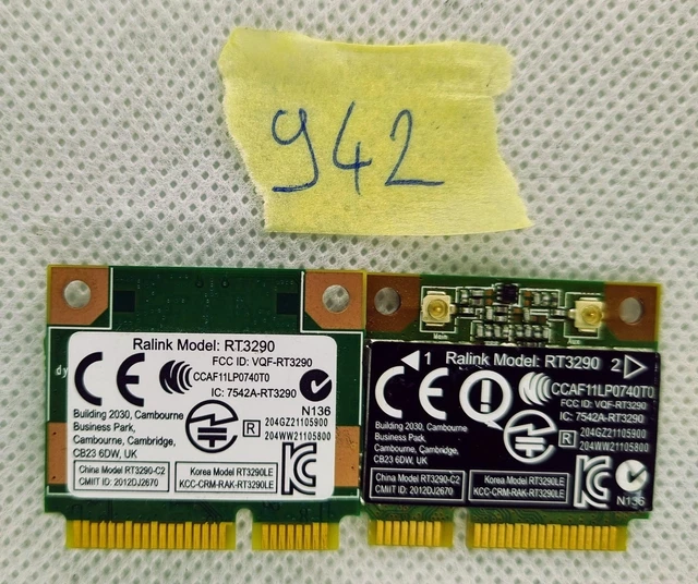 RALINK WIFI WLAN Wireless Card RT3290 802.11 bgn Hp ENVY m6-1000 Series ...