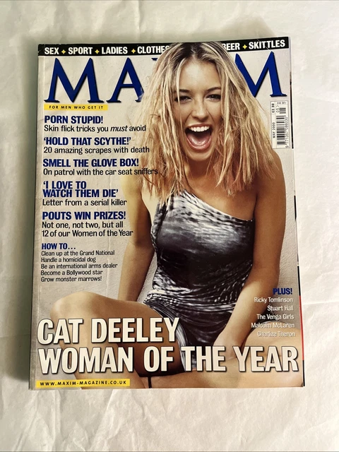 MAXIM MAGAZINE 61 May 2000 Cat Deeley Malcolm McLaren VengaGirls ...