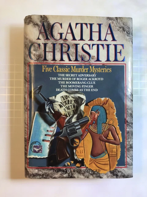 AGATHA CHRISTIE FIVE Classic Murder Mysteries Agatha Christie 1985 ...