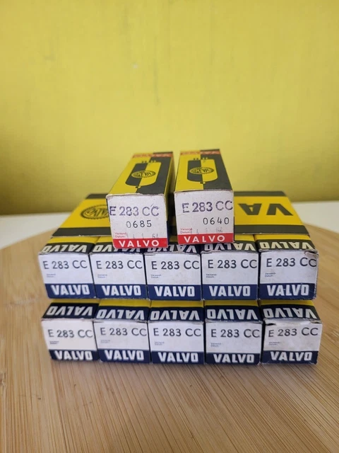 12 STÜCK VON Valvo E 283 CC NOS/NIB Röhre Tube NEW in Valvo Box EUR 888 ...
