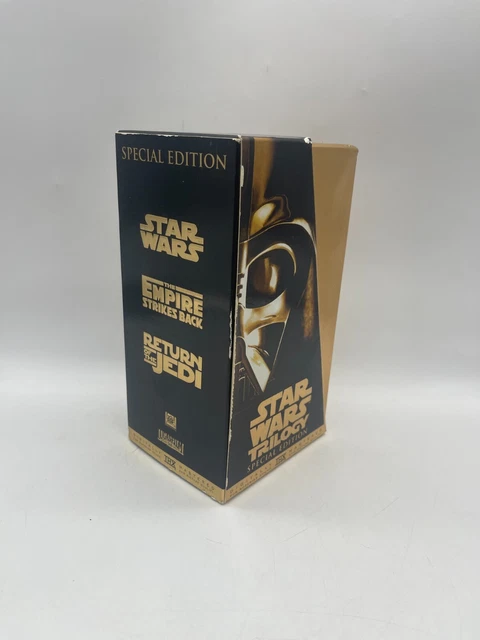 STAR WARS TRILOGY Special Edition VHS Gold Box Set 1997 Episodes IV, V ...