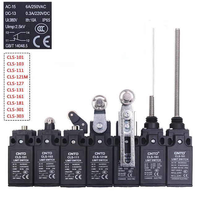 CNC VERTICAL LIMIT Switches Actuators Adjustable Roller Arm Rod IP65 ...
