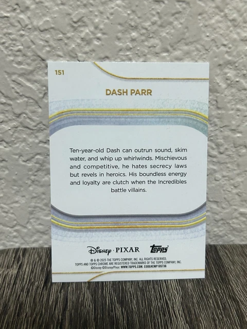 2025 TOPPS DISNEY Mini Diamond Parallel – Dash Parr (The Incredibles ...