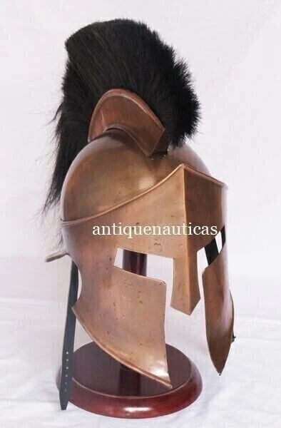 KNIGHT ARMOR LEONIDAS Grand Spartiate Grec Médiévale 300 Casque VINTAGE ...