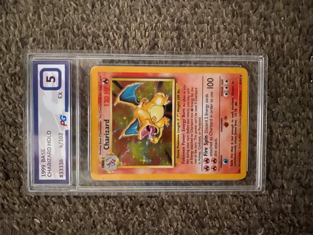 POKÉMON TCG CHARIZARD Base Set 4/102 Holo PD Graded 5 £150.00 - PicClick UK