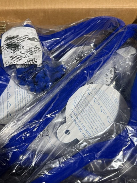 JOY MANGANO HUGGABLE Hangers Blue pack of 60, NEW in box £52.37 ...