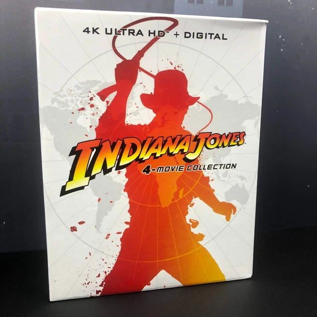 INDIANA JONES - 4-Movie Steelbook Collection 4K Ultra Hd + Digital $290 ...