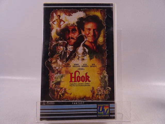 VHS KASSETTE HOOK Dustin Hofmann Julia Roberts Fantasy Video Klassiker ...