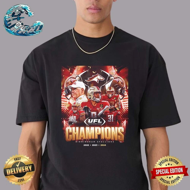 BIRMINGHAM STALLIONS THREE-PEAT And First-Ever Ufl Champions 2023-2024 ...