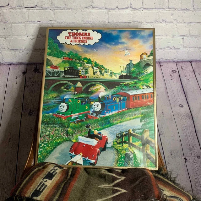 THOMAS THE TANK Engine and Friends Poster 1989 Framed Made in USA £113. ...