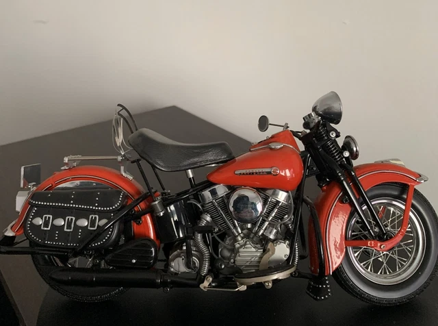 VERY RARE HARLEY DAVIDSON Franklin Mint 1948 RED Panhead Road Rally ...