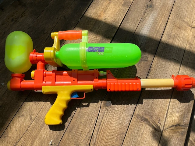 VINTAGE 1990 LARAMI Super Soaker 2000 90s Double Barrel Rare Water ...