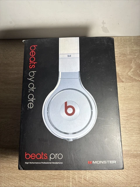 MONSTER BEATS BY Dr. Dre Pro Beats Over the Ear Headphones White - WITH ...