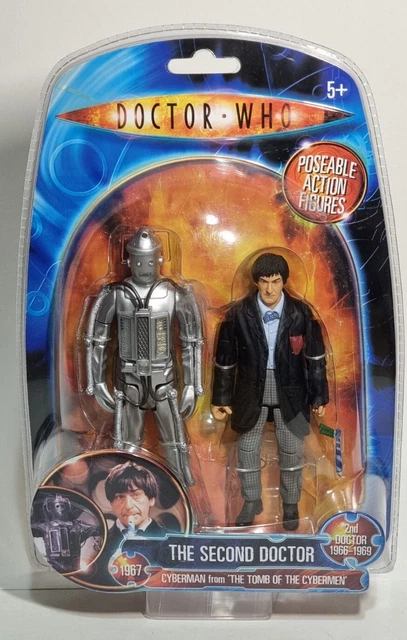 DOCTOR WHO SECOND 2nd Dr Tomb of Cyberman Figure Set £58.99 - PicClick UK