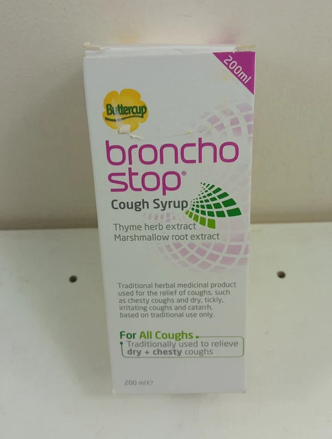 BRONCHO STOP Cough Syrup 200Ml 01/2026 £6.85 - PicClick UK