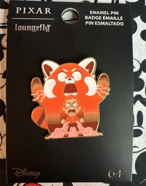 DISNEY PIXAR LOUNGEFLY Turning Red Angry Pin Mei Lee Giant Red Panda ...