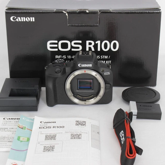 CANON EOS R100 Body Aps-C Size Mirrorless Single-Lens Camera $983.10 ...