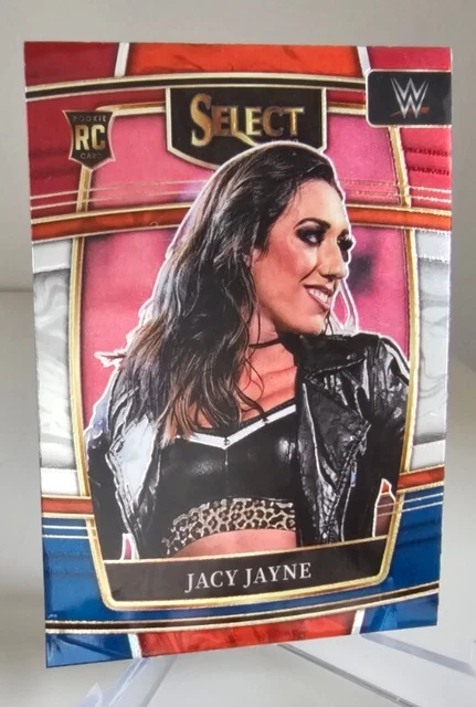 JACY JAYNE ROOKIE Concourse Level 2022 Panini WWE Select Retail Rosso ...