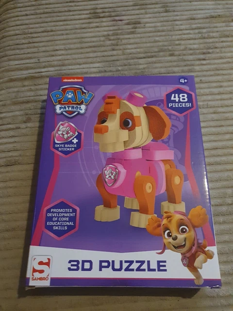 PAW PATROL 3D Puzzle Skye Nickelodeon New Contents Motor Skills ...