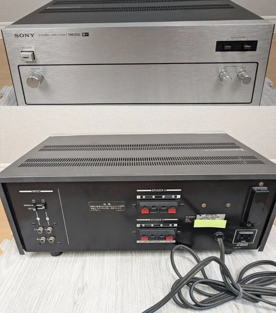 AMPLIFICATEUR DE PUISSANCE SONY TAN-5550 Amplificateur stéréo V-FET ...