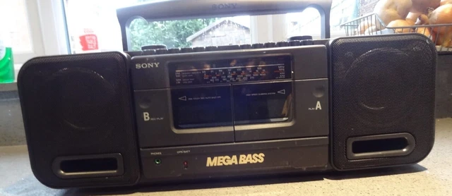 SONY CFS-DW38L RADIO Cassette Recorder Mega Base - Read Description $68 ...