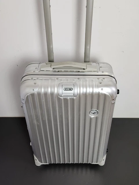 ORIGINAL RIMOWA TOPAS LUFTHANSA Cabin Trolley Valise Aluminium (pré ...