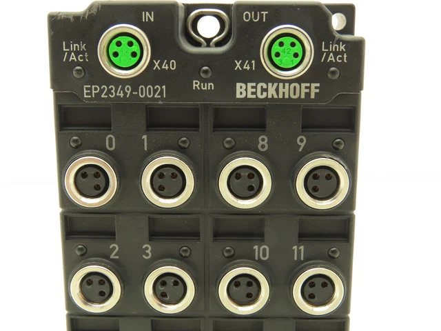 BECKHOFF EP2349-0021 ETHERCAT Box 16-Channel Digital Combi I/O Module ...