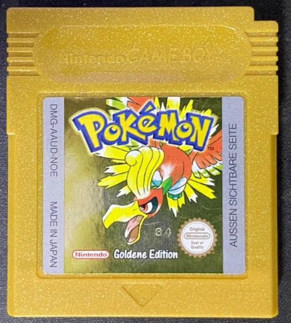 POKÉMON: GOLDENE EDITION Nintendo Game Boy Color Spiel 2001 Modul Game ...