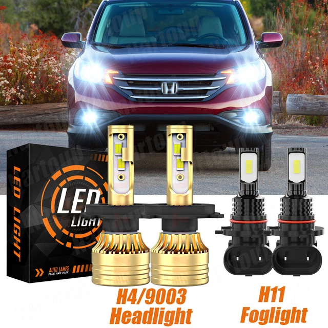 FOR HONDA CRV CR-V 2007 - 2014 LED Headlight Fog Lights High Low Dual Beam Bulbs $62.02 ...