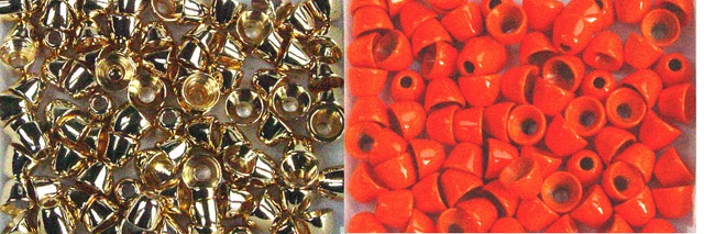 10X CONE CASQUE LAITON /BEAD d:5mm montage mouche streamer bille ...
